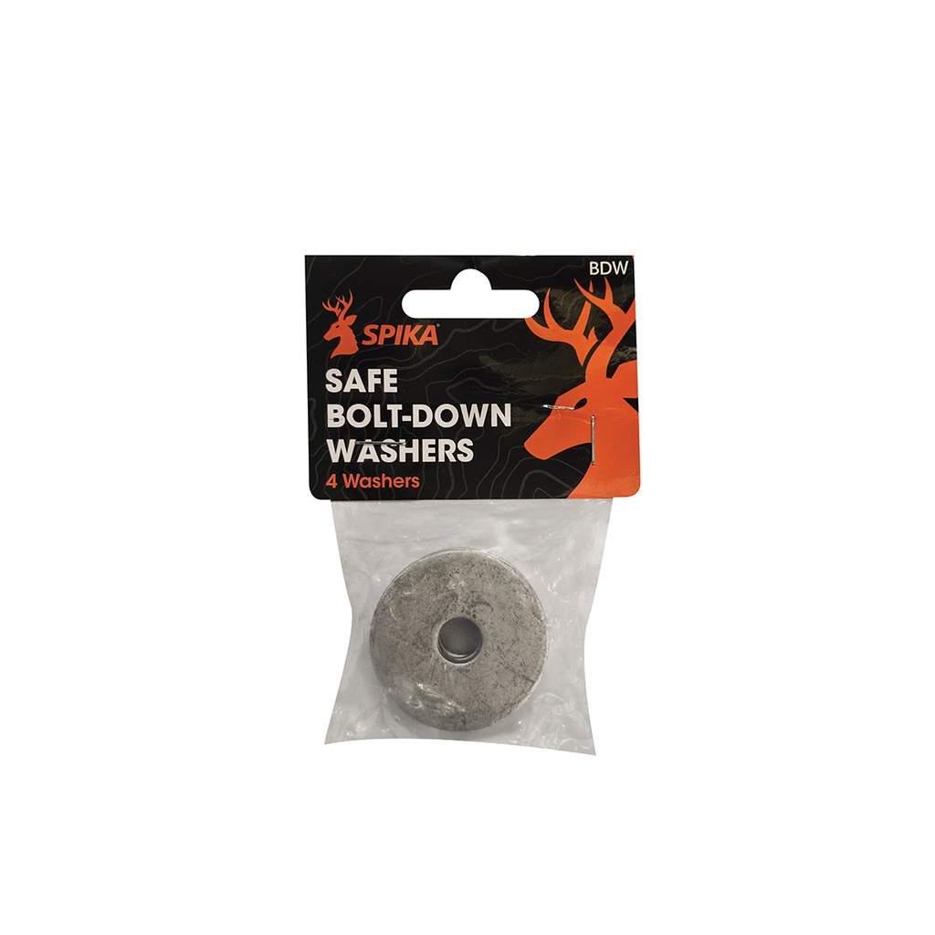 Spika Safe Bolt Down Washers - 4 Pack | Spika